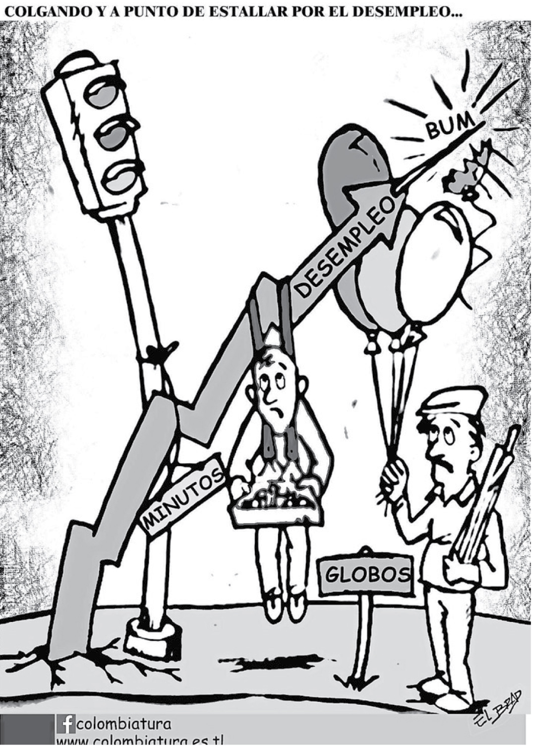 Caricatura De La Oficina De Desempleo Caricatura De Puerto Rico: EL